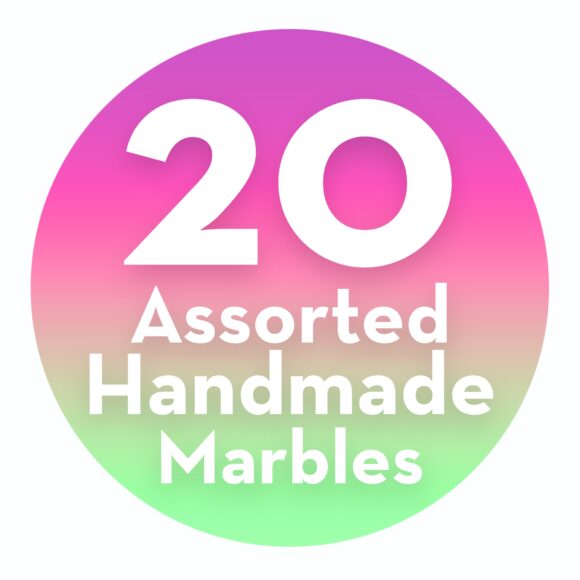 Artisan Marble Mix - 20 Handmade Collectibles - House of Marbles
