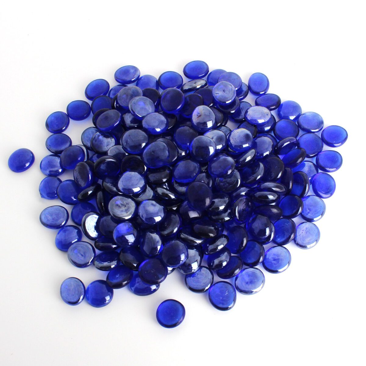 Traditional Glass Pebbles - Dark Blue - House of Marbles