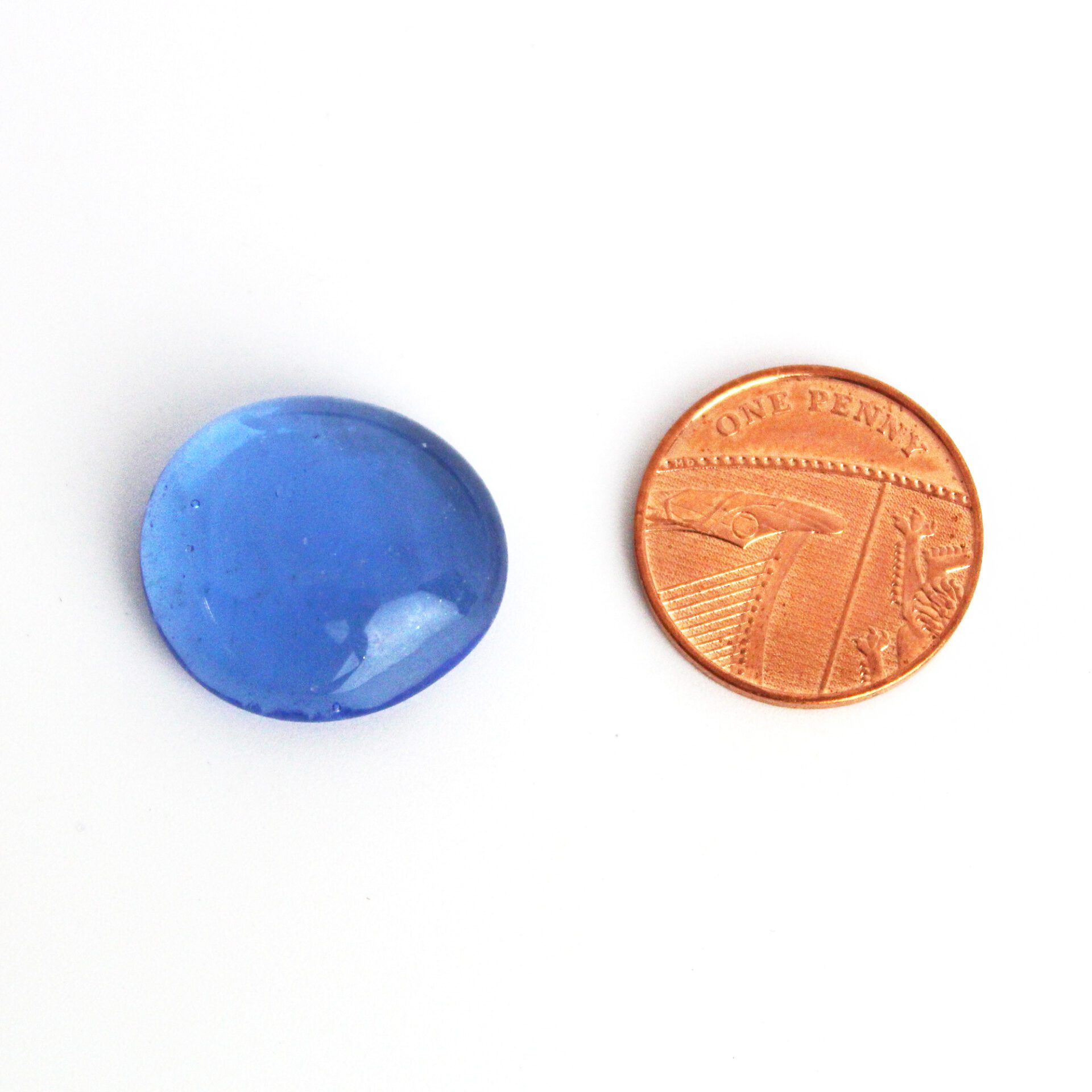 Traditional Glass Pebbles - Light Blue - House of Marbles