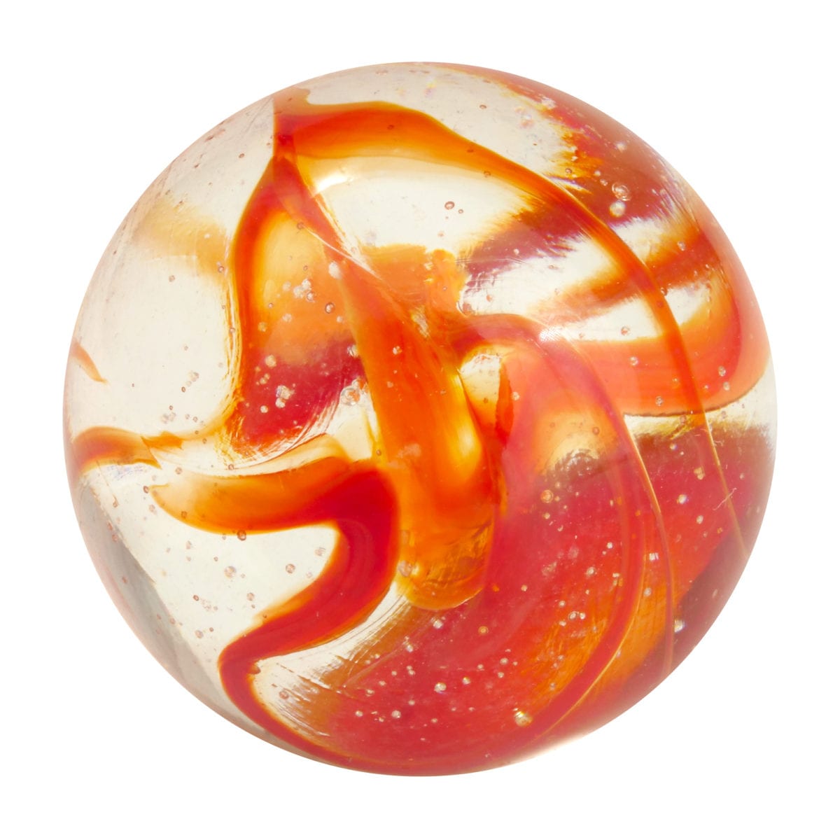 Spaghetti Marble - Red - House of Marbles