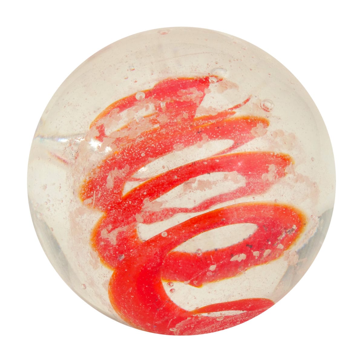 Moonstone Marble - Red - Glow In The Dark - House of Marbles