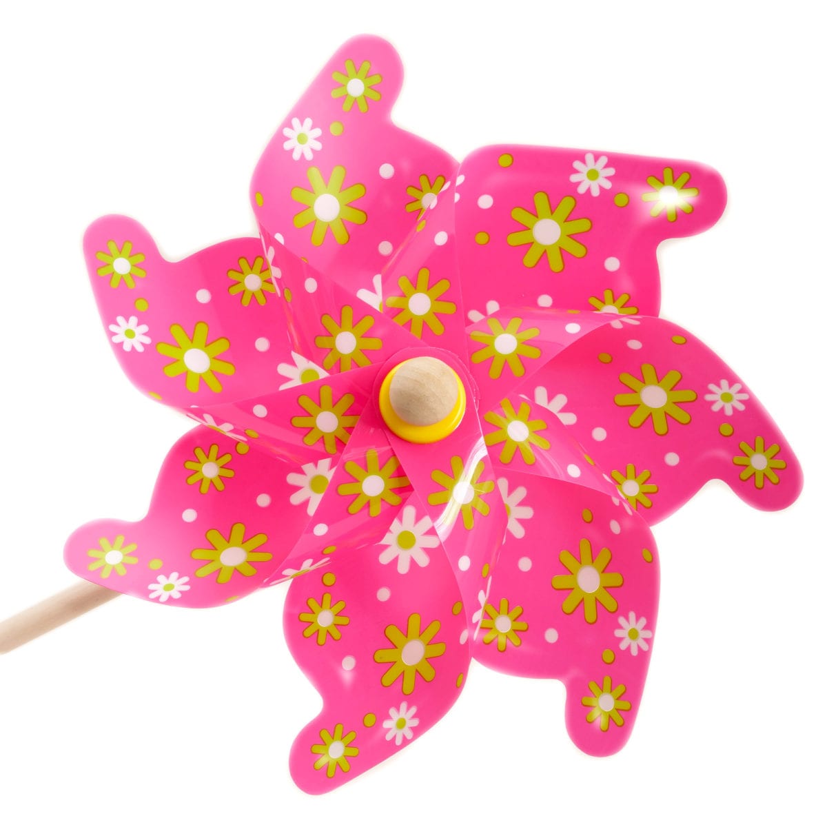 Giant Windmill - Pink/Green Flower - House of Marbles