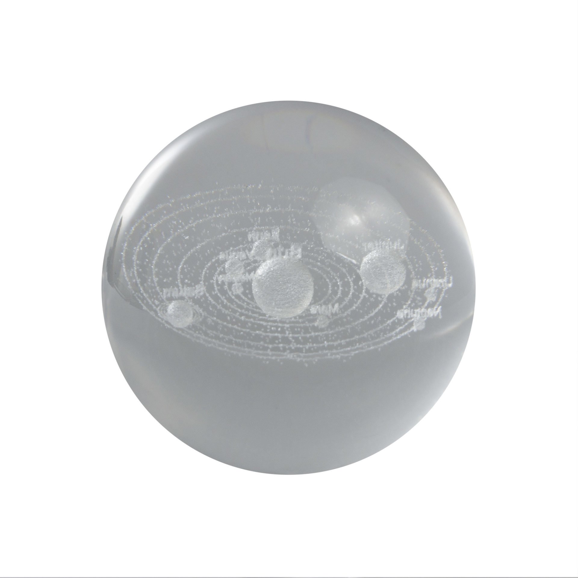 Clear Planets Marble - House of Marbles