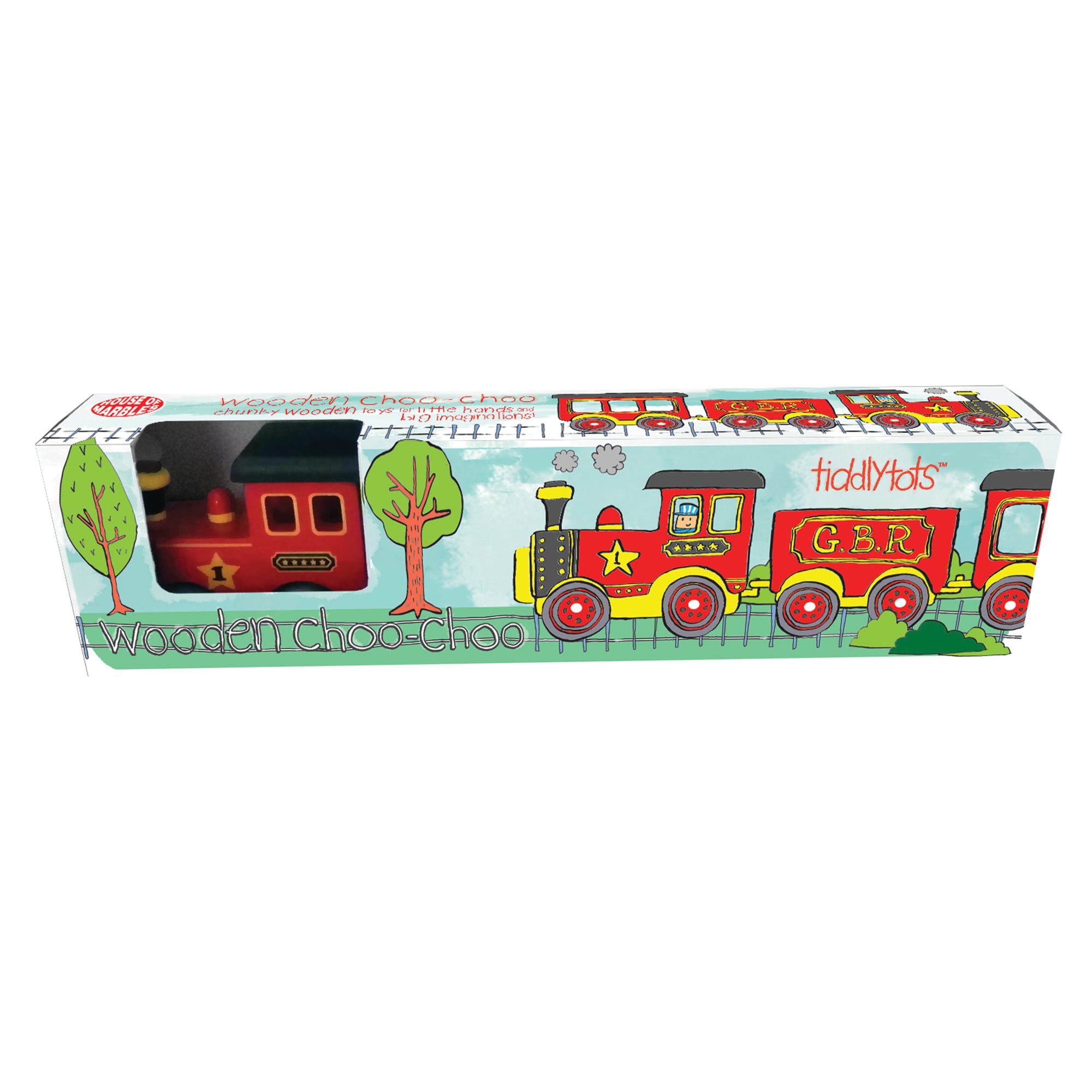 Wooden Choo-Choo Train | House of Marbles