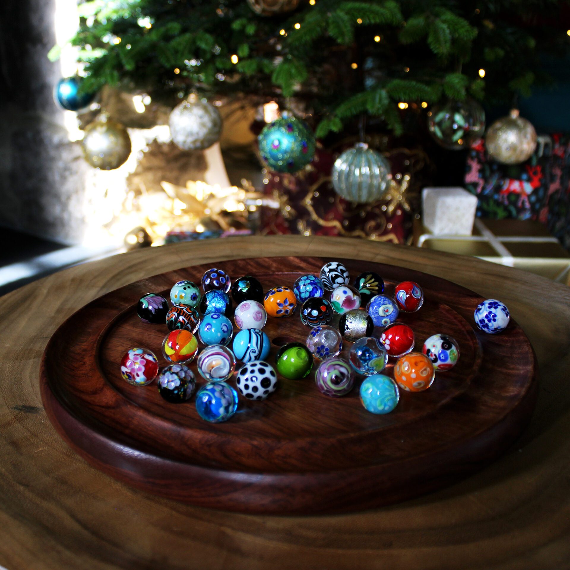 Handmade Solitaire Board - Collectible Set - House of Marbles