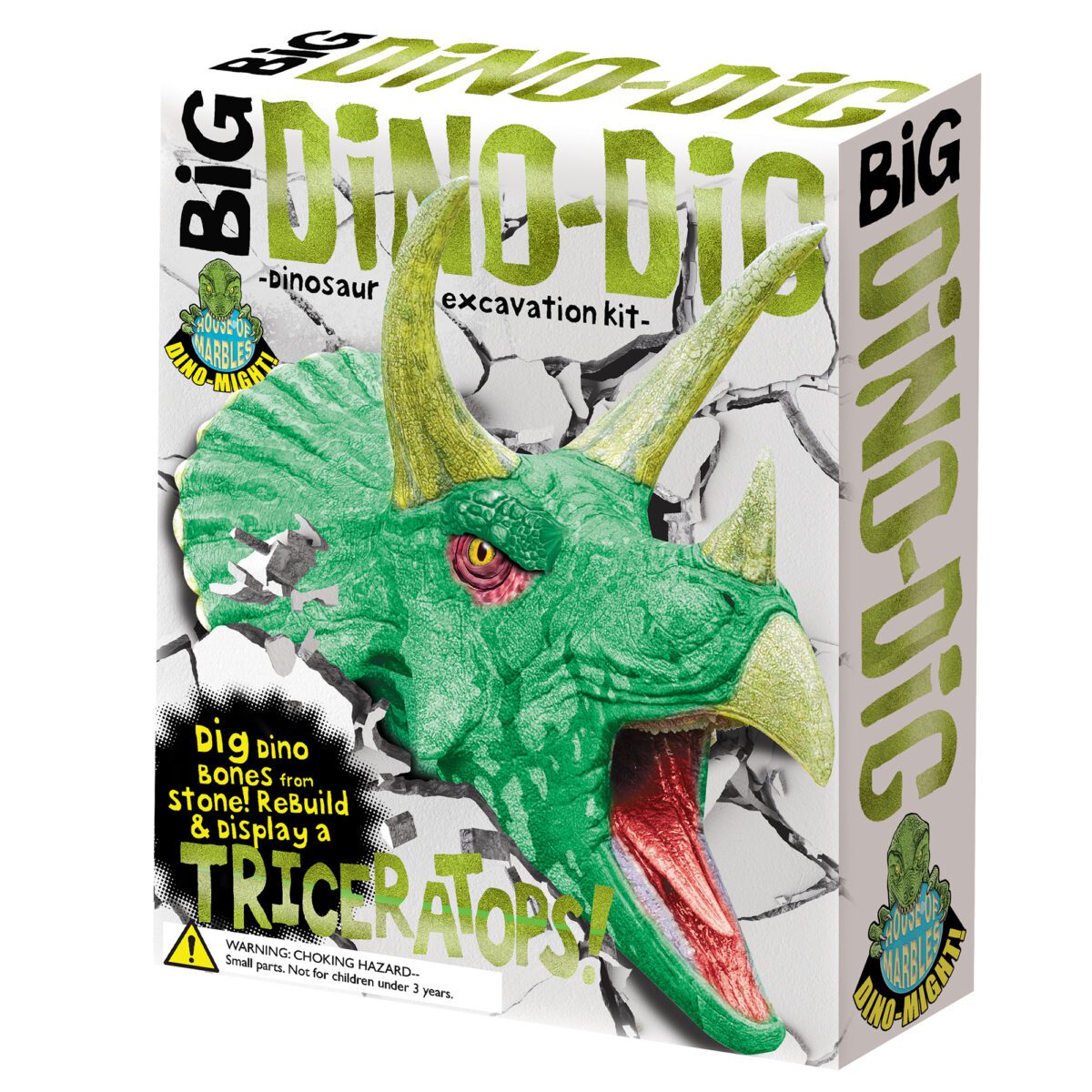 Dig and Discover Dino Excavation Kit - Triceratops - House of Marbles