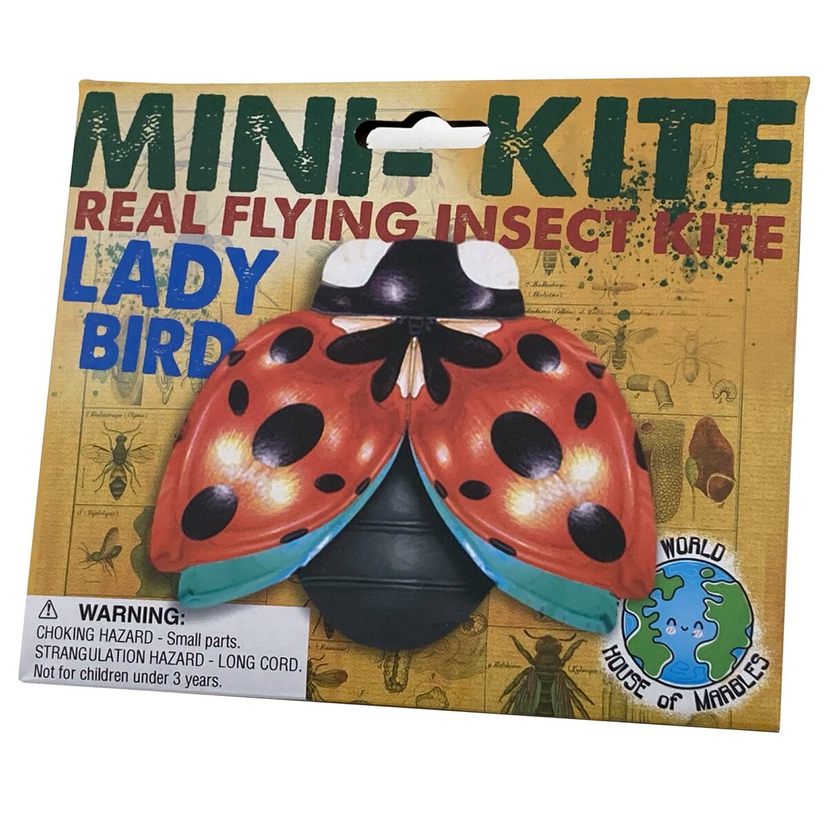 Mini Flying Insect Kite - Ladybird - House of Marbles