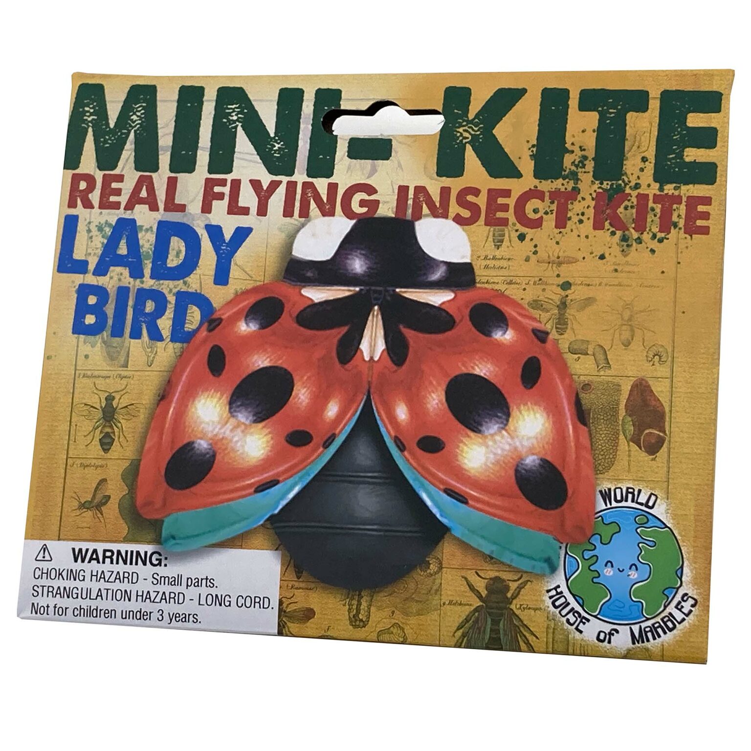 Mini Flying Insect Kite - Ladybird - House of Marbles