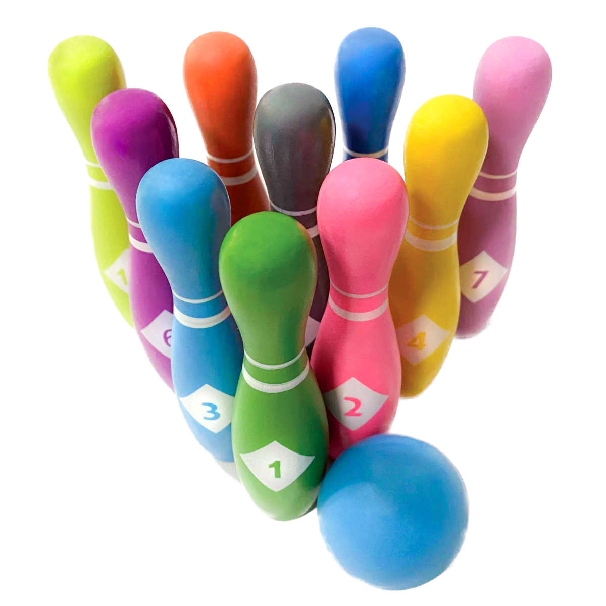 Wooden Skittles Set - House of Marbles