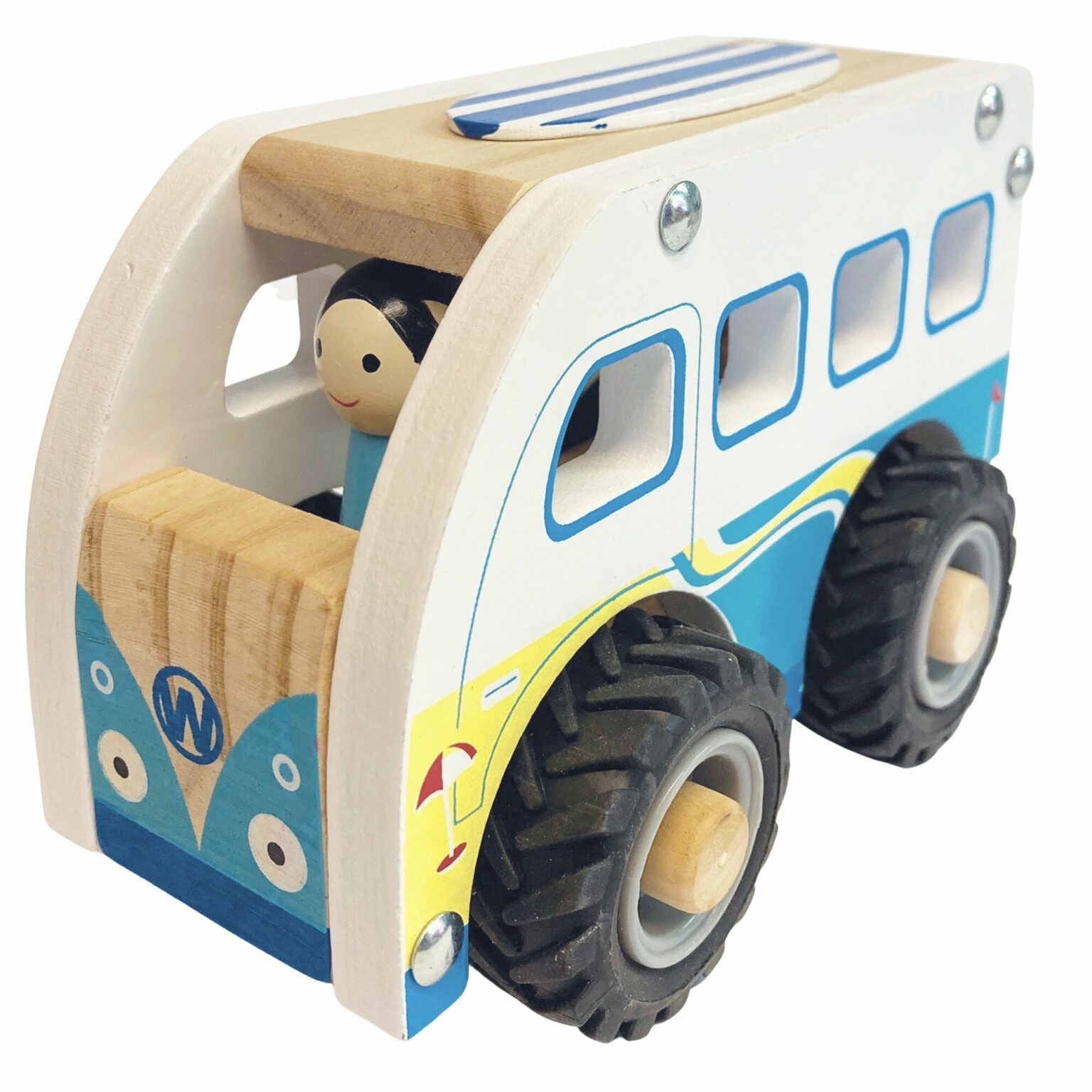 Wooden Brrm-Brrms Beach Bound Vehicles - House of Marbles