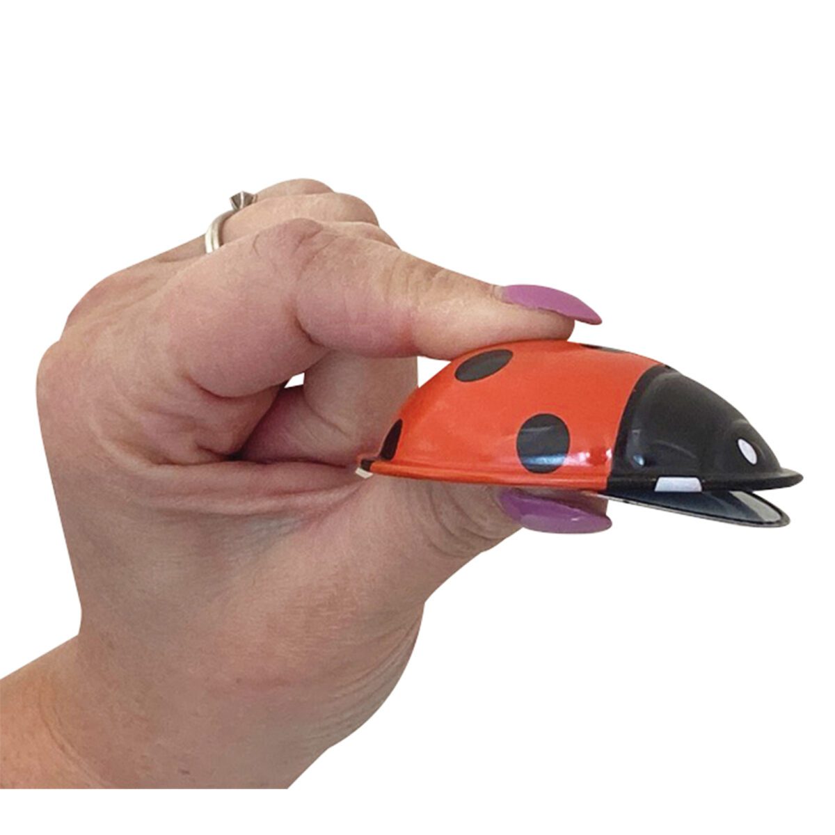 Click Clack Ladybird Tin Toy - House of Marbles