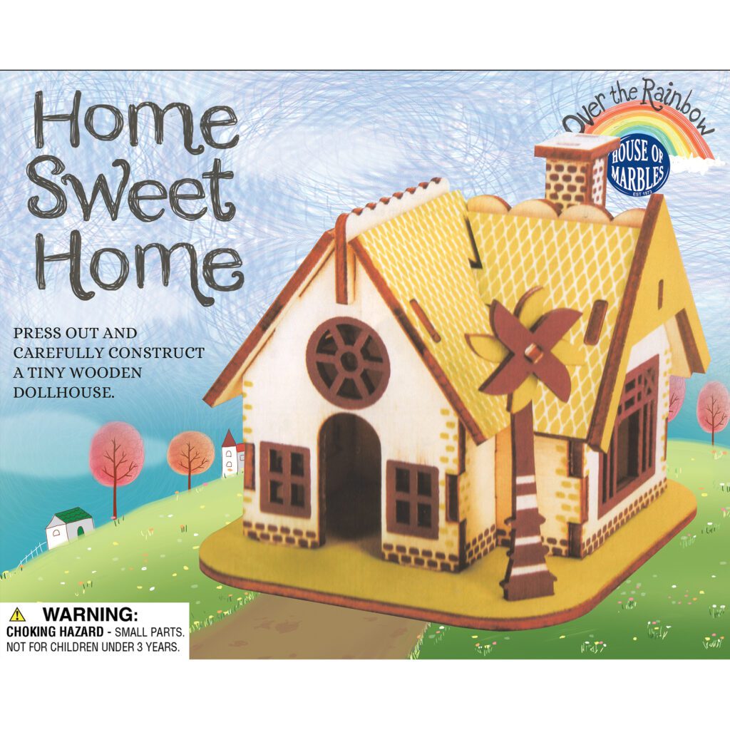 Home Sweet Home - Wooden Construction Kit - Country Farmhouse - House ...