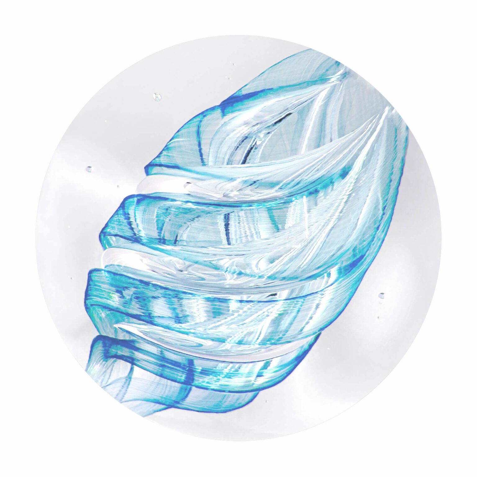 Serpentine Air Twist - Sky Blue | 60mm Limited Edition - House of Marbles