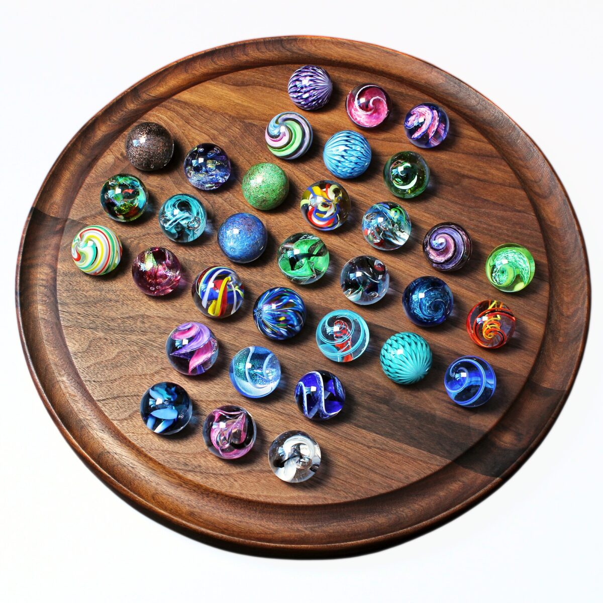 Luxury Marble Solitaire Board Game - Eclipse - House of Marbles