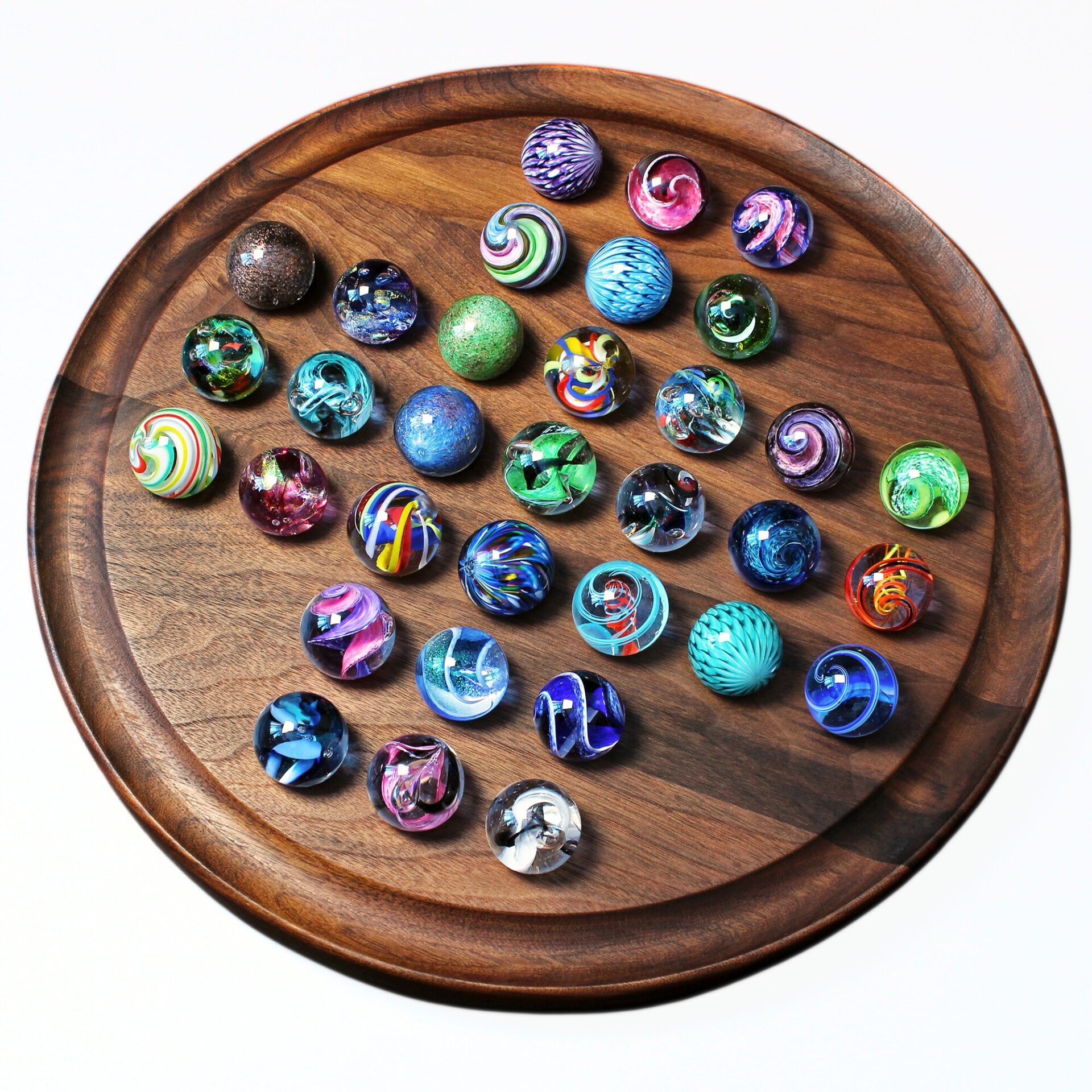 Luxury Marble Solitaire Board Game - Eclipse - House of Marbles