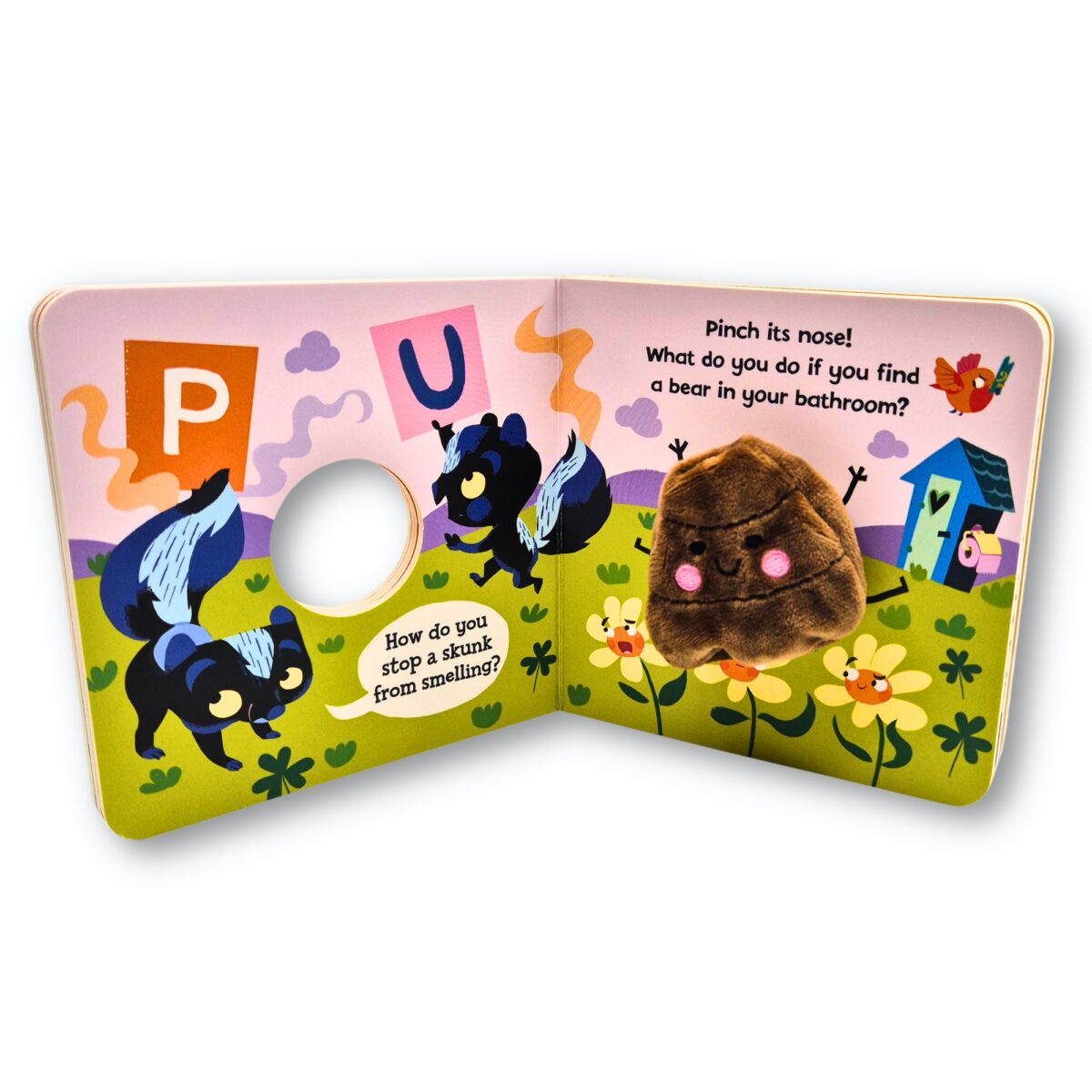 Poop! Chunky Finger Puppet Book - House of Marbles