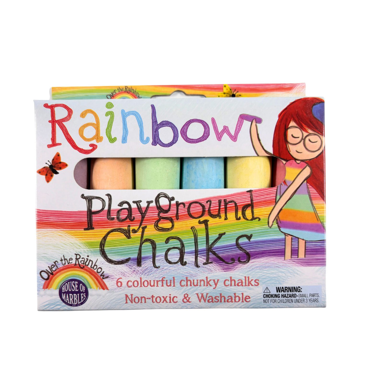Rainbow Playground Chalks - House of Marbles