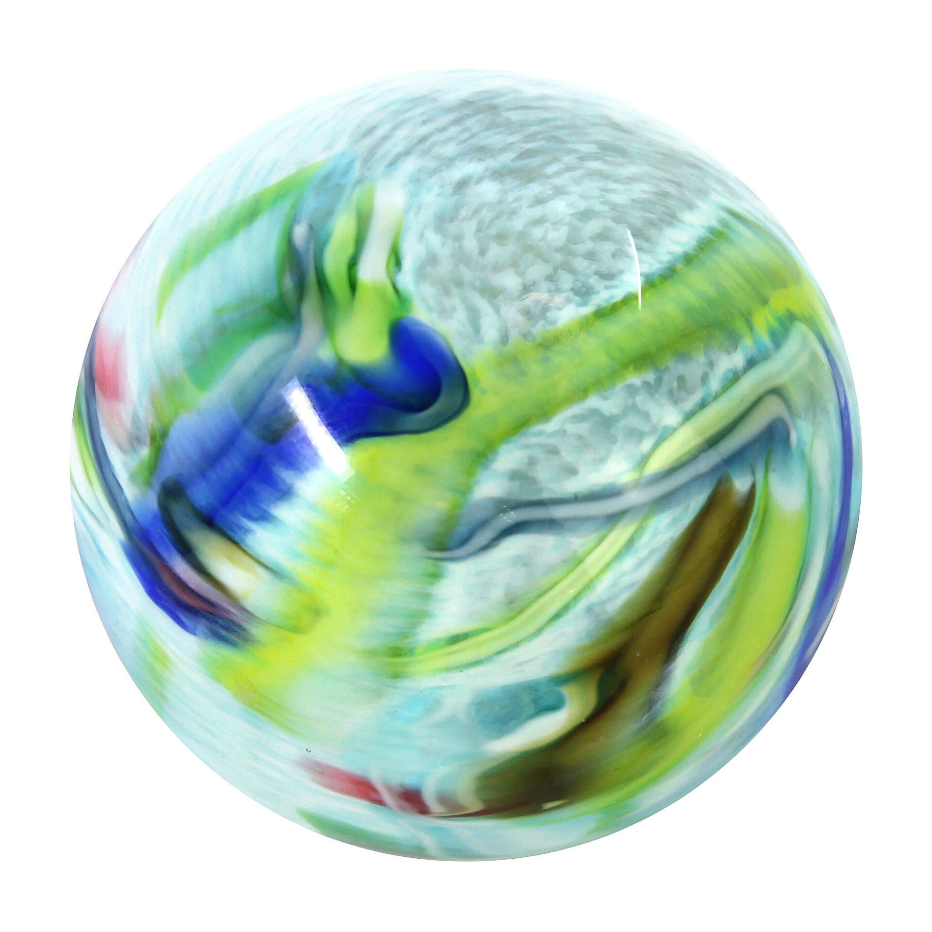 Limited Edition Rainbow Marble - Green Drift - House of Marbles