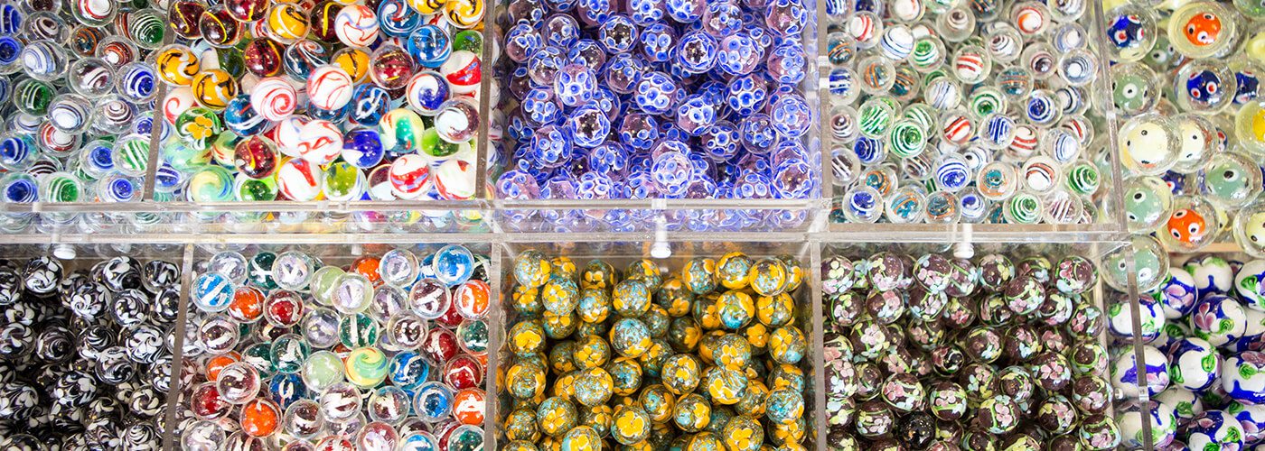 Different types of marbles (and what they’re used for) - House of Marbles